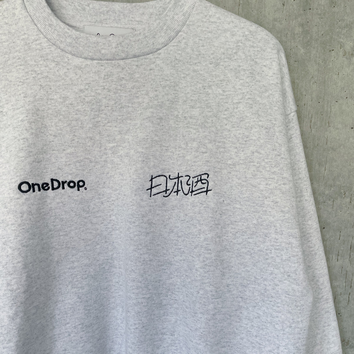 ふくだ日本酒刺繍premium sweat – One Drop（ワンドロップ）