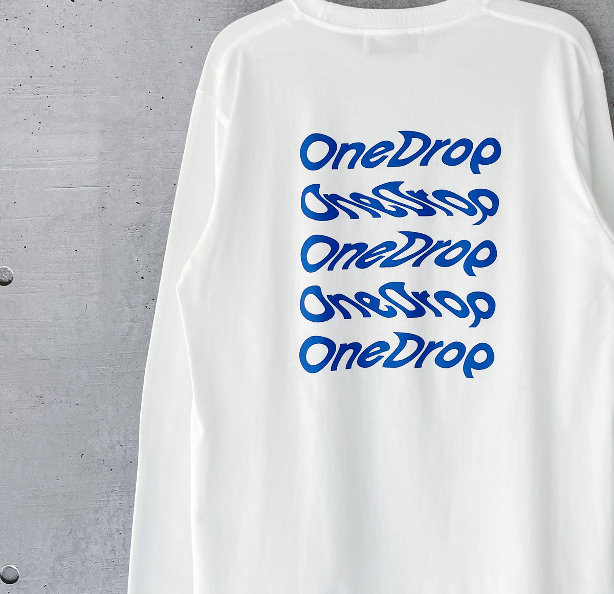 OneDrop wave logo LongTshirt – One Drop（ワンドロップ）