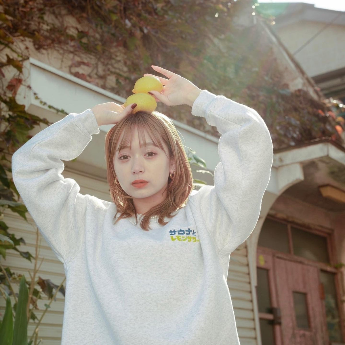 ふくだサウナとレモンサワー®刺繍sweat – One Drop（ワンドロップ）